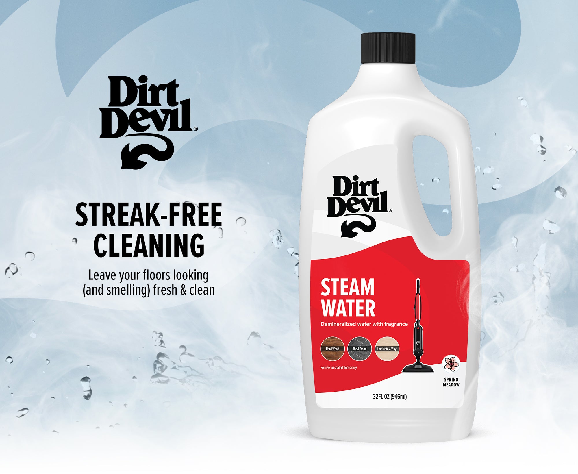 Steam Water 32 oz (4-Pack) – Dirtdevil