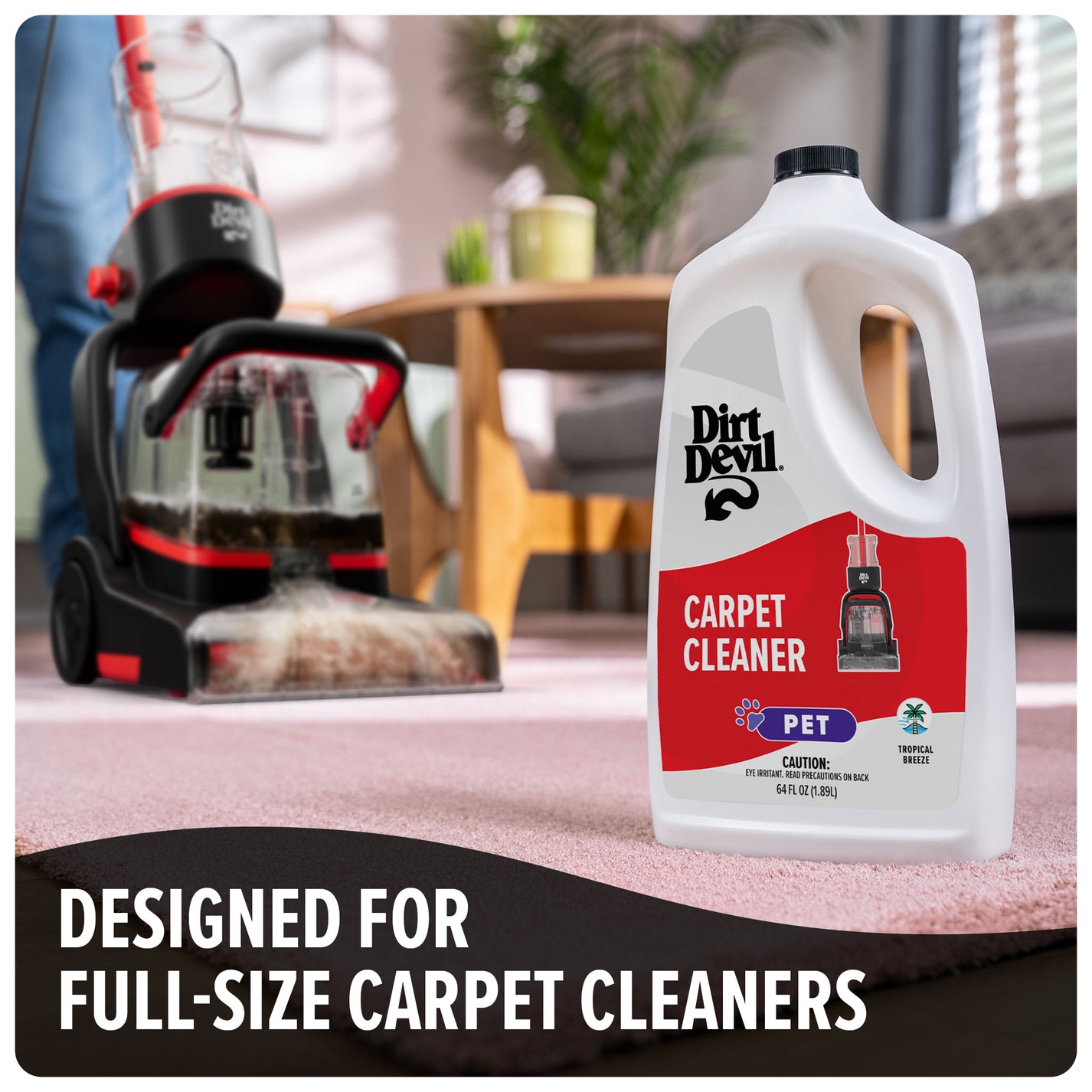 Carpet Cleaner + Pet Carpet Cleaner Solution Bundle – Dirtdevil
