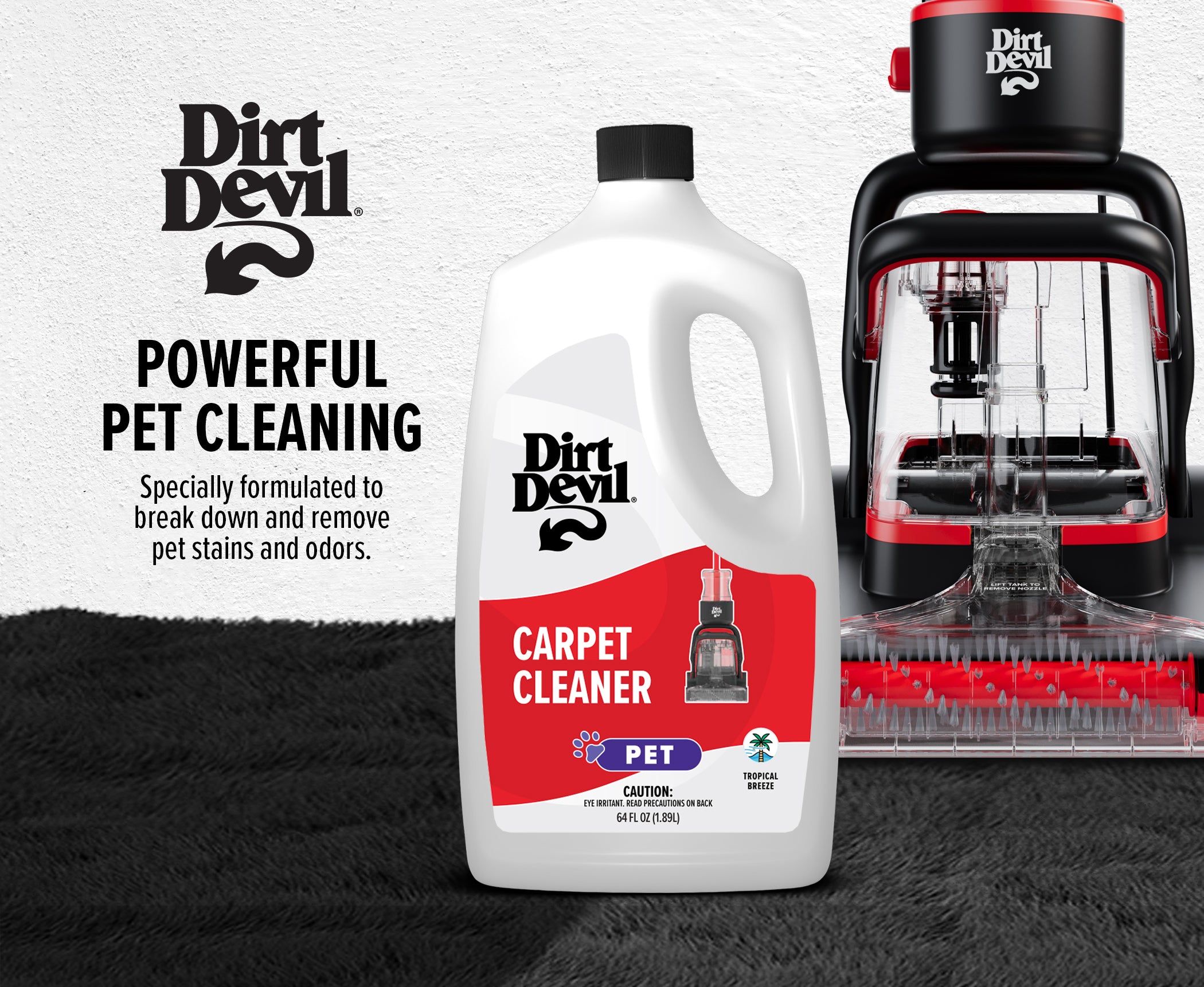 Pet Carpet Cleaner Solution – Dirtdevil